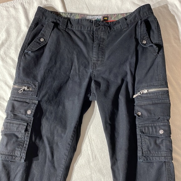 Born Fly | Pants | Born Fly Mens Black Cargo Pants With Zippers Size 4 ...